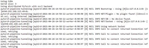 nccl connection refused for worker pods · issue 332 · kubeflow pytorch operator · github
