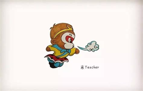 筋斗云简笔画步骤 筋斗云怎么画简易 筋斗云卡通画 大山谷图库