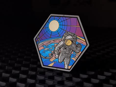 Titanium Token And Patch Color Engraving Finished Creations