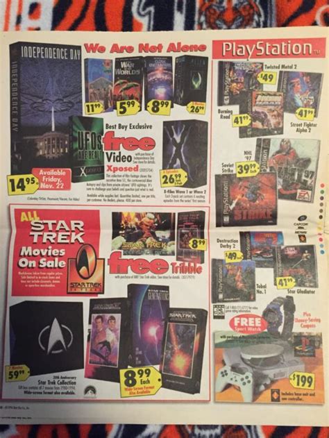 Video Game Catalog Circular And Newspaper Ads From 1996