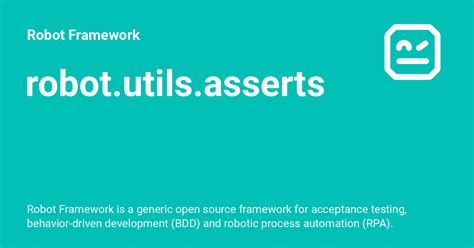 Robot Utils Asserts Robot Framework