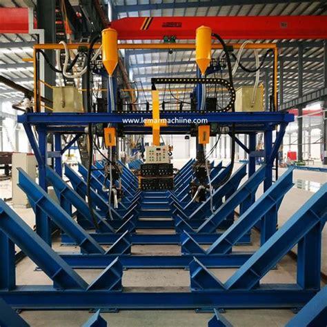 중국 맞춤형 H 빔 갠트리 용접 기계 제조업체 공장 Wuxi Lemar Machinery