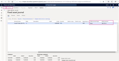 Microsoft Dynamics 365 Fixed Assets Fixed Asset Disposal Salescrap