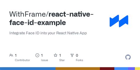 Github Withframe React Native Face Id Example Integrate Face Id Into
