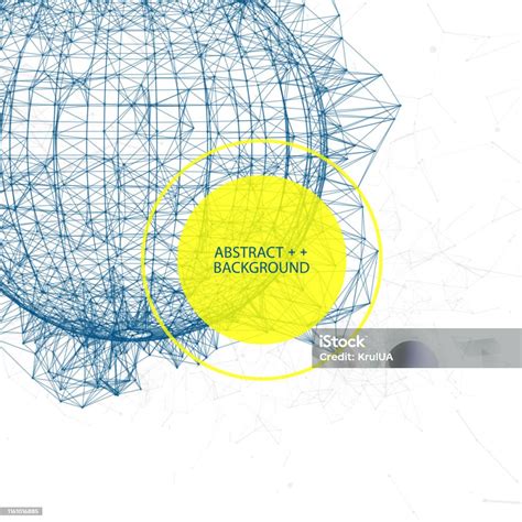 점과 선으로 만들어진 추상 기하학적 3d 구입니다 미래 지향적 인 기술 스타일 0명에 대한 스톡 벡터 아트 및 기타 이미지 0명 3차원 형태 가상현실 Istock