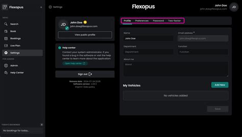 Profile Settings Customize Your Experience Flexopus