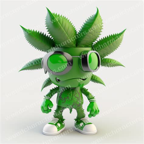 The Serious Weed Character Weed Characters And Graphic Designs