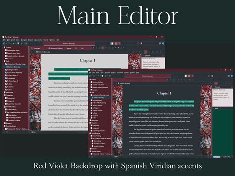 Dark Autumn Scrivener Theme For Windows Etsy