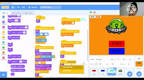 Tutorial How To Make Alien Invader Using Scratch Youtube