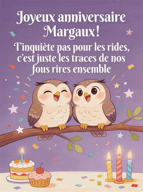 Joyeux Anniversaire Margaux Chat 🐱 Joliecarte