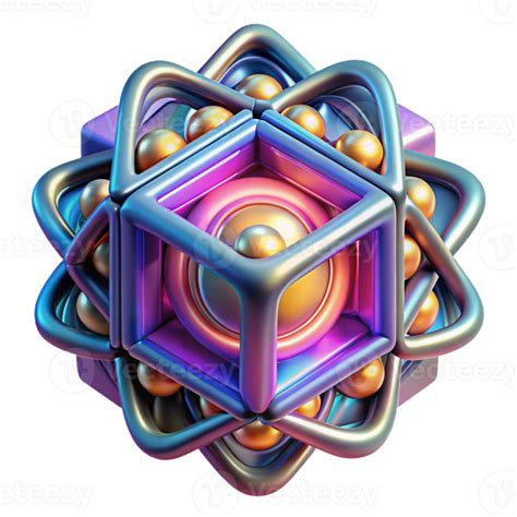 Vibrant Creative A Quantum Computer Core Radiating Energy Genuine 57737844 Png