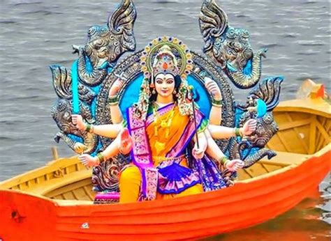 Mounted On An Elephant Ma Jagdamba Will Come To Earth