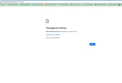 Unable To Login To Wp Admin Too Many Redirects Support Local Community