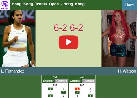 Remarkable Leylah Fernandez Makes Light Work Of Watson In The St Round To Set Up A Clash Vs