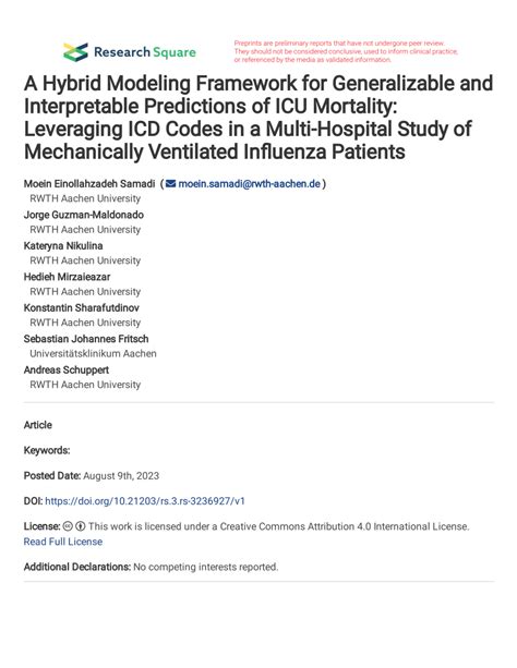 Pdf A Hybrid Modeling Framework For Generalizable And Interpretable