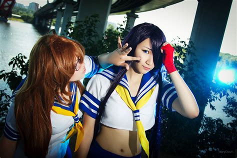 Ryuubi Gentoku And Kanu Unchou Ikki Tousen Cosplay By Daria Lazur On