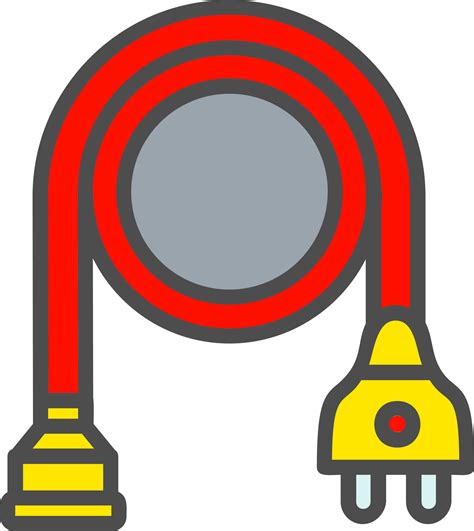 Extension Cord Vector Icon 15556794 Vector Art At Vecteezy