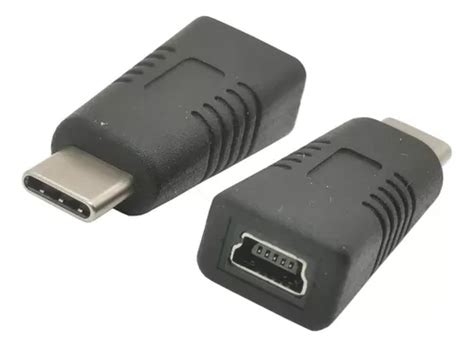 Cabo Adaptador Otg Mini B V F Mea Para Type Tipo C Macho Mercadolivre