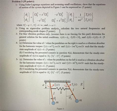 Solved Problem 3 35 Points 1 Using Euler Lagrange