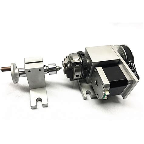 CNC tailstock and th Axis Rotary Axis with Chuck mm em Promoção na Americanas