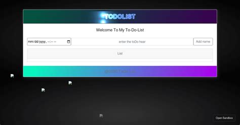 React Todolist Codesandbox
