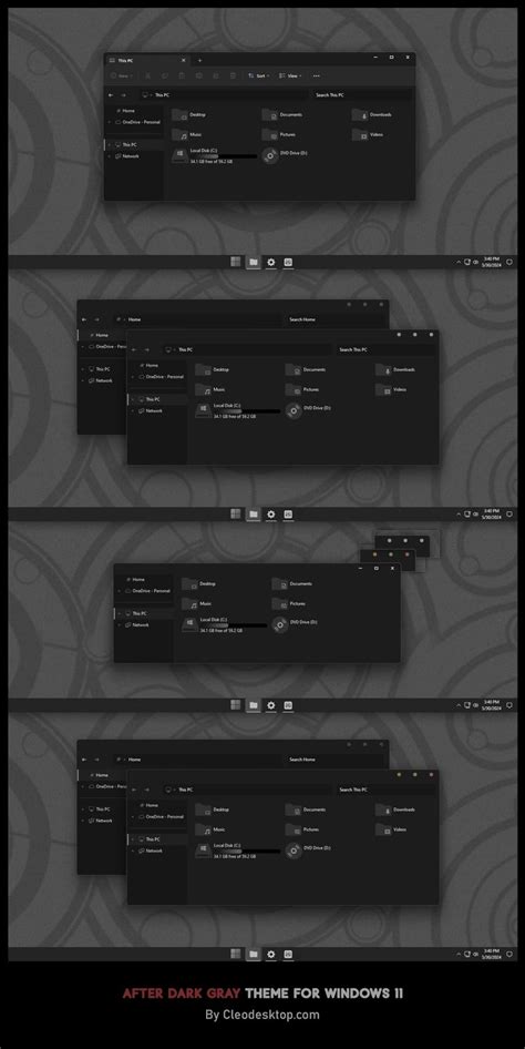 After Dark Gray Theme For Windows 11 Cleodesktop