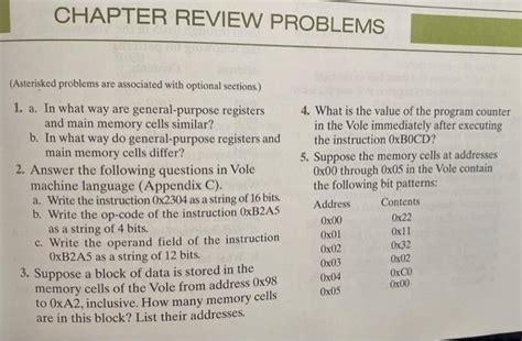 Suppose The Memory Cells At Addresses X Through Chegg
