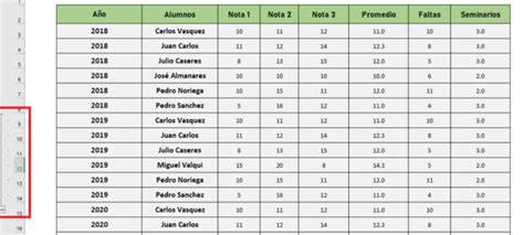 Agrupar Filas En Excel