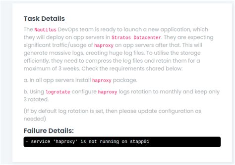 linux logrotate task kodekloud engineer kodekloud devops learning community