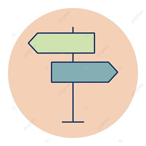 Signpost Vector Icon Navigation Sign Way Board Direction Vector Way Board Direction Png And