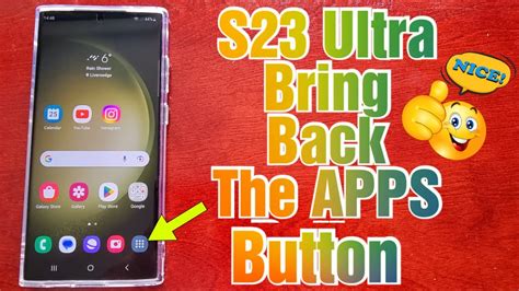 samsung galaxy s23 ultra how to show apps screen button on the home