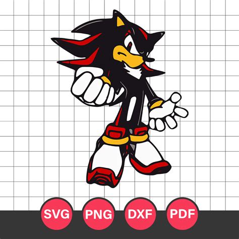 Shadow The Hedgehog Svg Sonic Characters Svg Sonic Svg Ca Inspire Uplift
