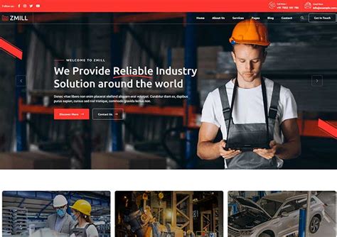 响应式冶金化工制造材料生产行业企业网站html源码模板云部落资源网