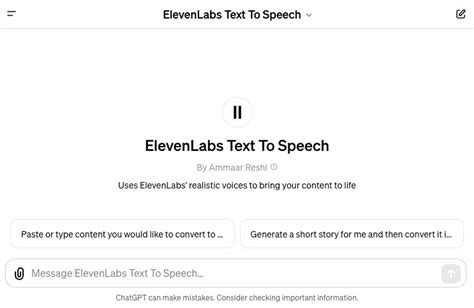 Elevenlabs Text To Speech Gpt Bring Your Content To Life