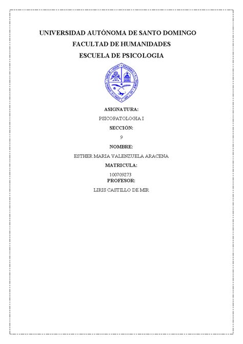 Infografía Sobre Trastorno Del Espectro Autista Universidad AutÓnoma