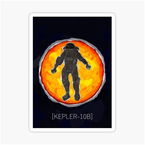 Kepler 10b Sticker For Sale By Xro Art Redbubble