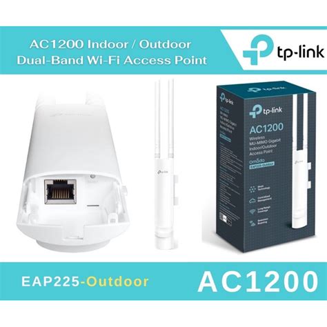Tp Link Eap Outdoor Ac Indoor Outdoor Dual Band Wifi Access Point Shopee Thailand