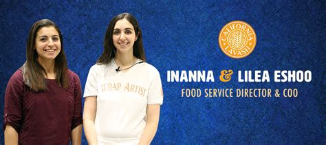 California Lavashs Inanna Eshoo And Lilea Eshoo Detail Product Line Deli Market News