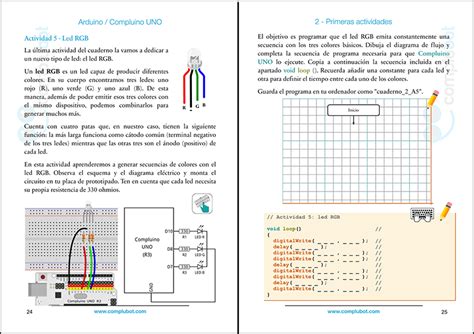 Arduino Compluino Uno Primeras Actividades 2 Tienda Online