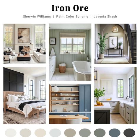 Iron Ore Color Palette Sherwin Williams Paint Colors For Home Whole