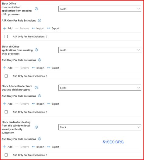 Intune Endpoint Security Manage Attack Surface Reduction