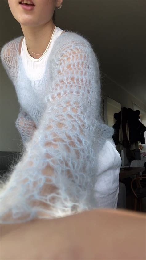 Its Summer I Oslo Now And Crochet Mohair Sweater Is Done🤭 Tiktok