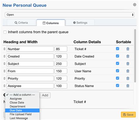 Custom Columns And Custom Queues Agent — Osticket 1171 Documentation