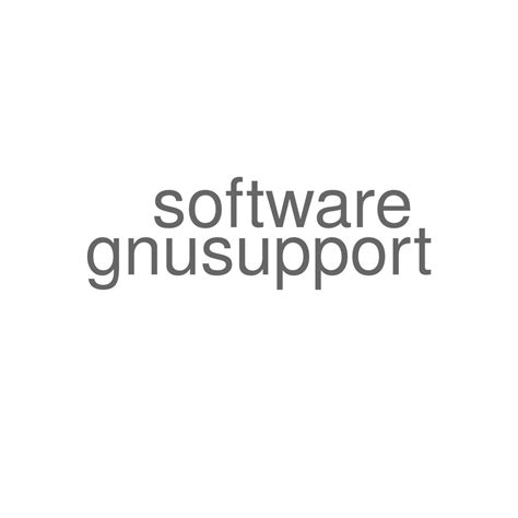 GNU Support Software