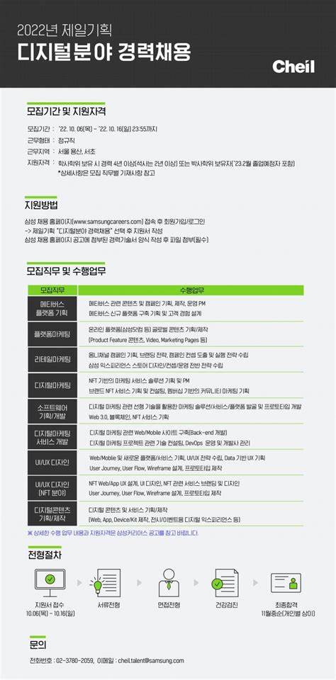 고려대학교 경영대학 경력개발센터 제일기획 디지털 분야 경력 채용