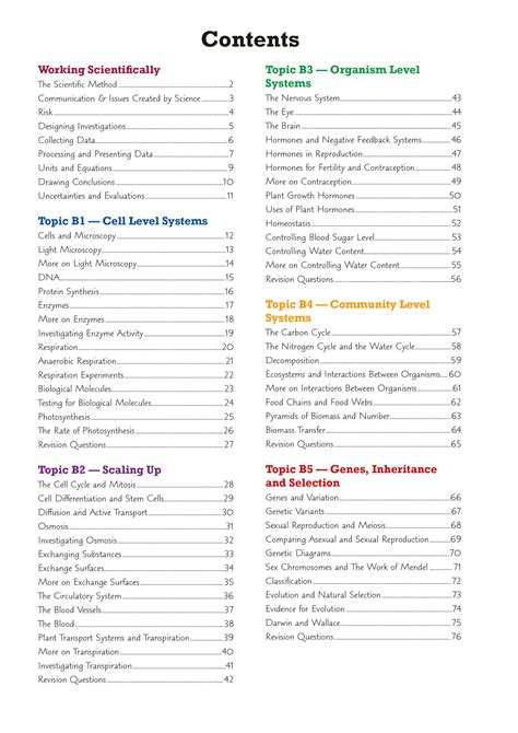 Gcse Biology Ocr Gateway Revision Guide Includes Online Edition