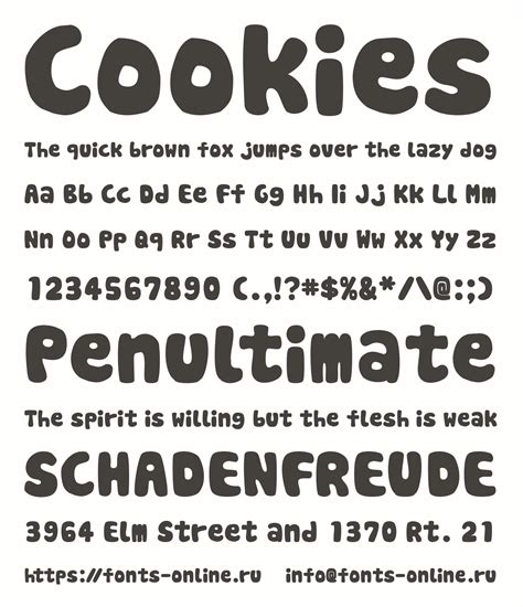 Cookies Font