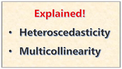 What Is Heteroscedasticity And Multicolinearity In Regression Analysis