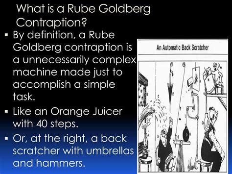 PPT Rube Goldberg PowerPoint Presentation Free Download ID