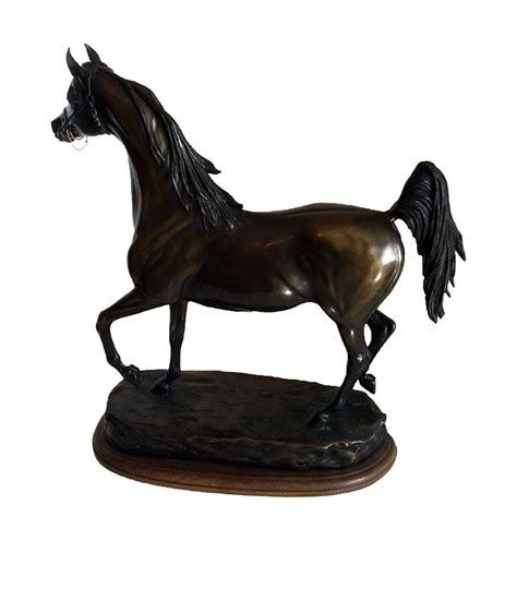 Robert Larum Bronze Sculpture Classic And Arabian Equine
